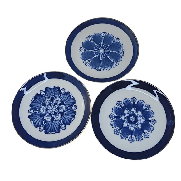 The Bombay Company | Dining | Bombay Blue And White Dessert Plates 65 ...